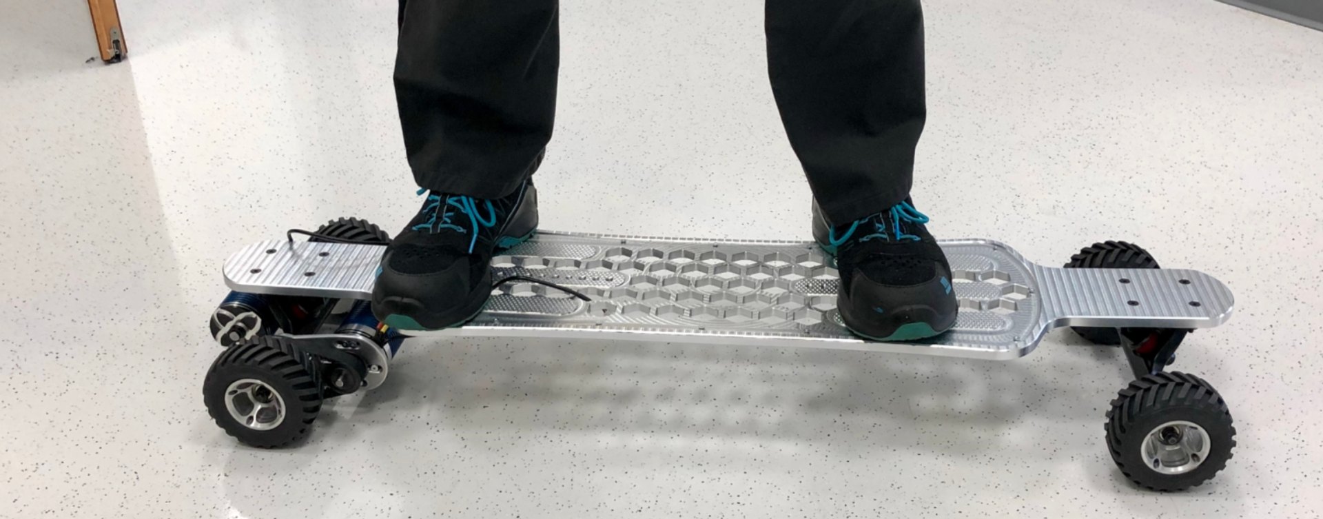 Probably the most advanced skateboard in the world – made by thyssenkrupp!