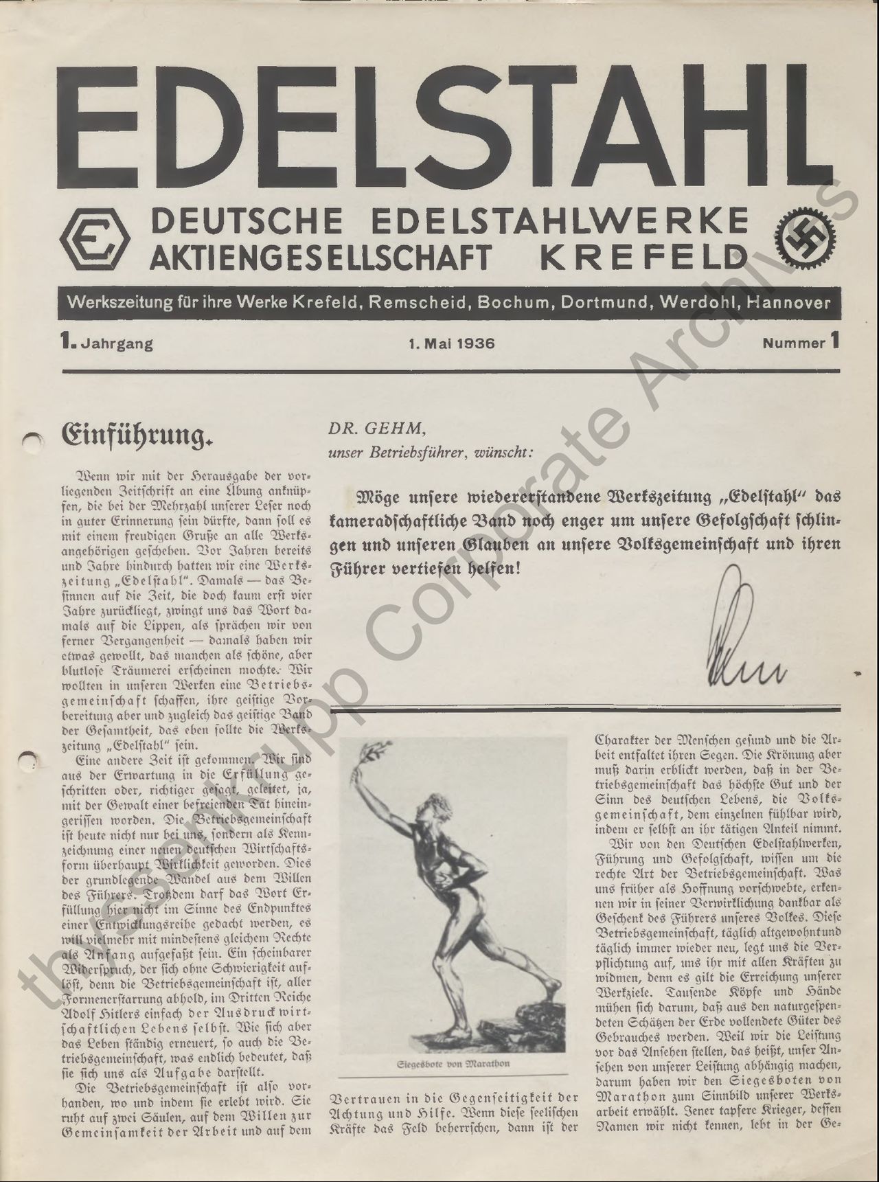 Edelstahl / Das DEW-Echo