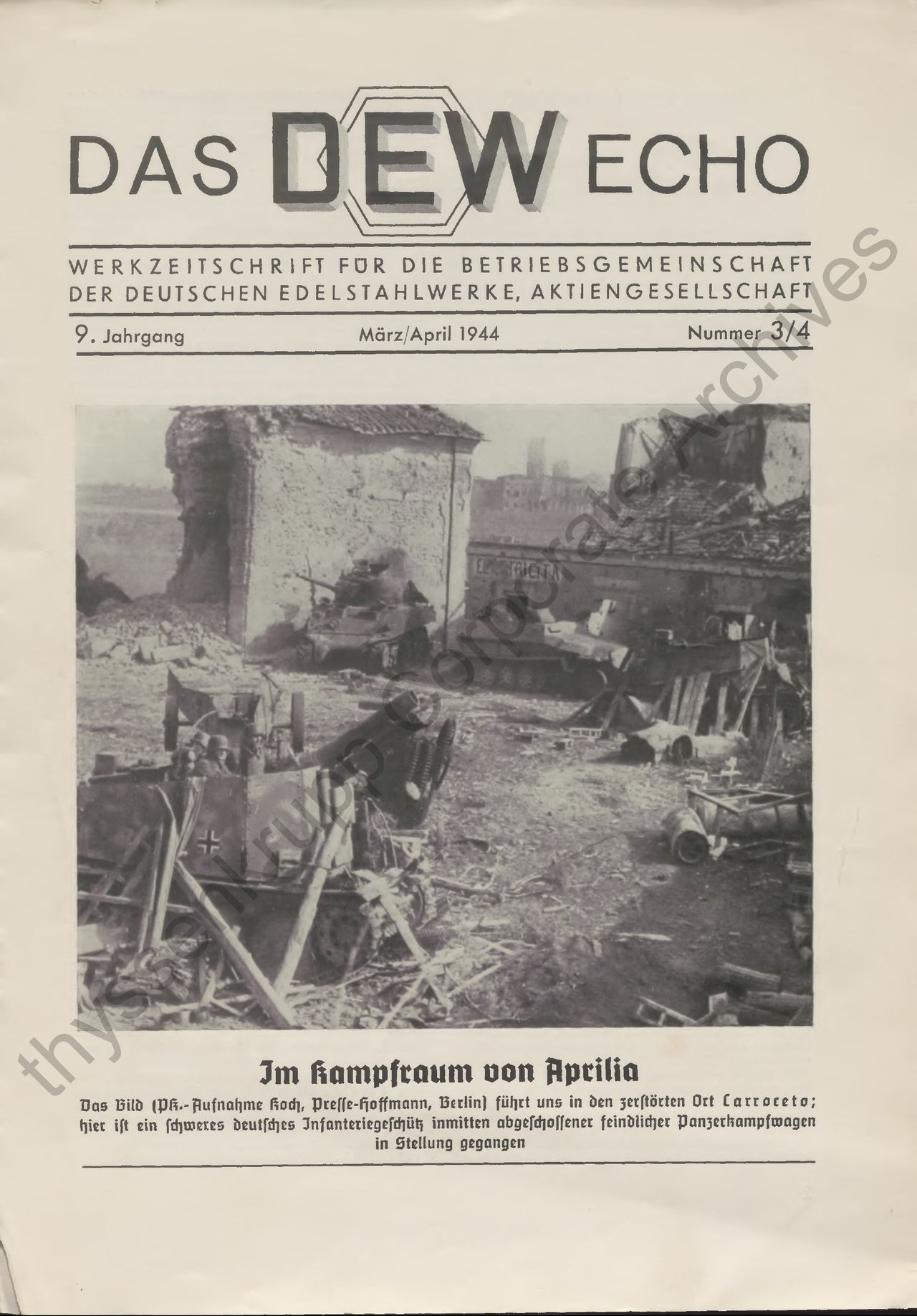 Edelstahl / Das DEW-Echo