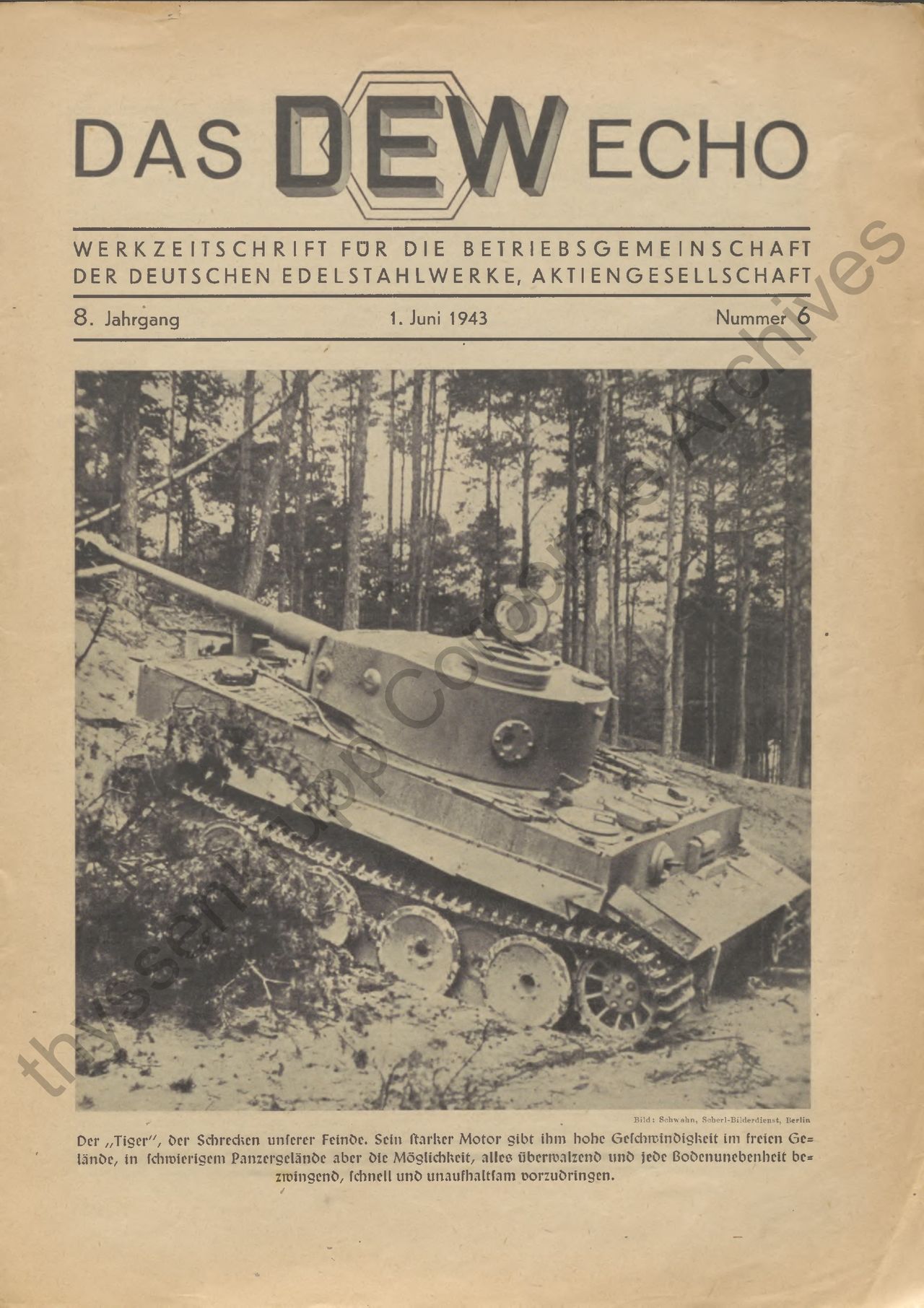 Edelstahl / Das DEW-Echo