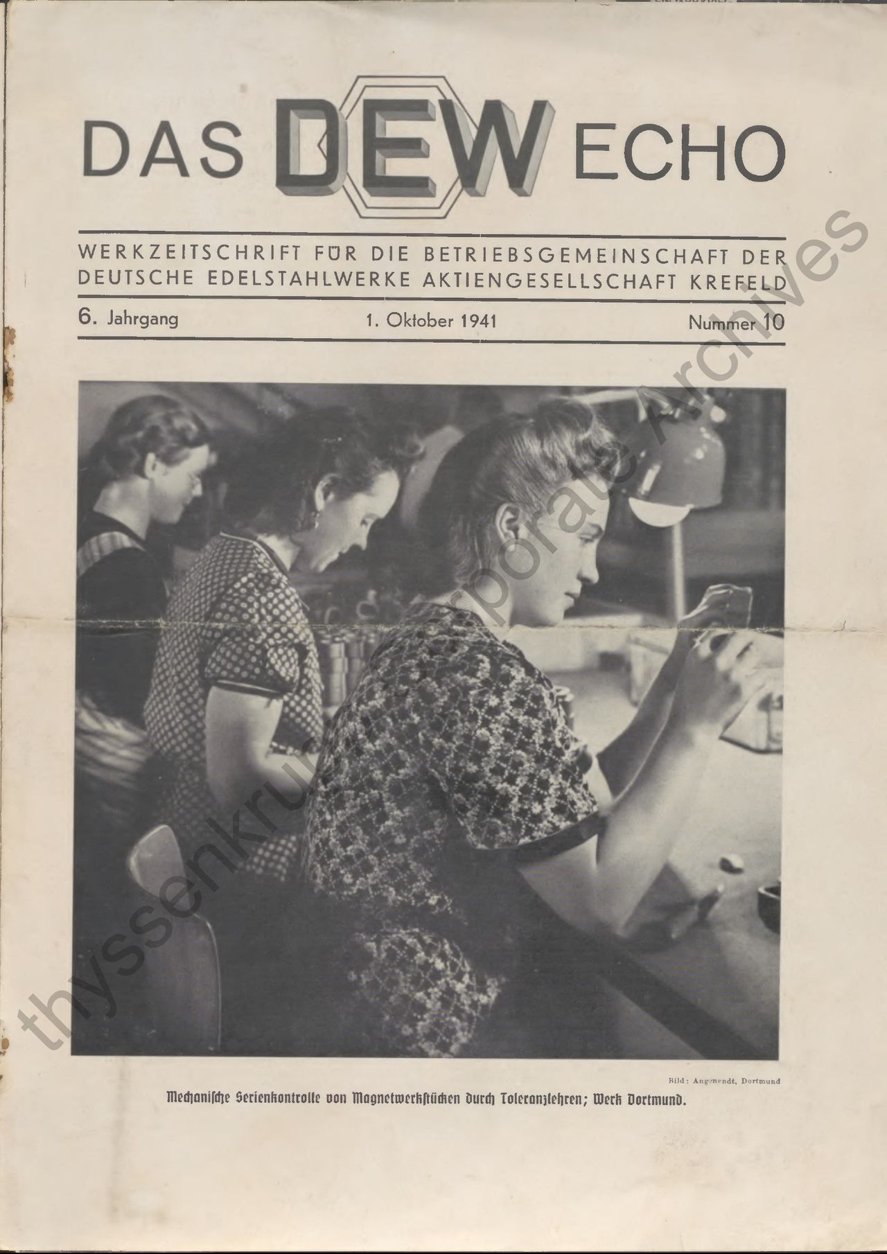 Edelstahl / Das DEW-Echo