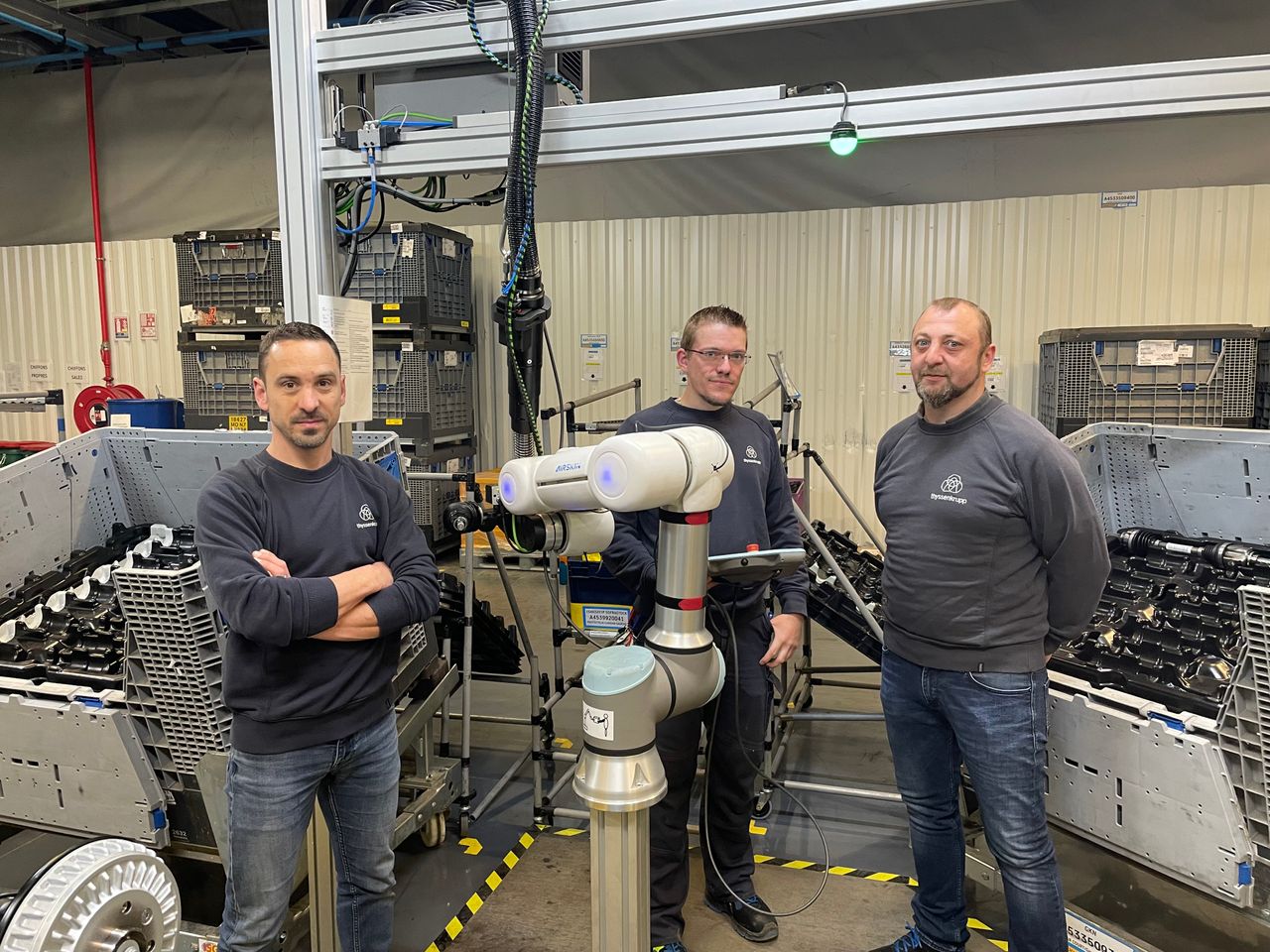 Cobot-Lösung von thyssenkrupp Automotive Systems