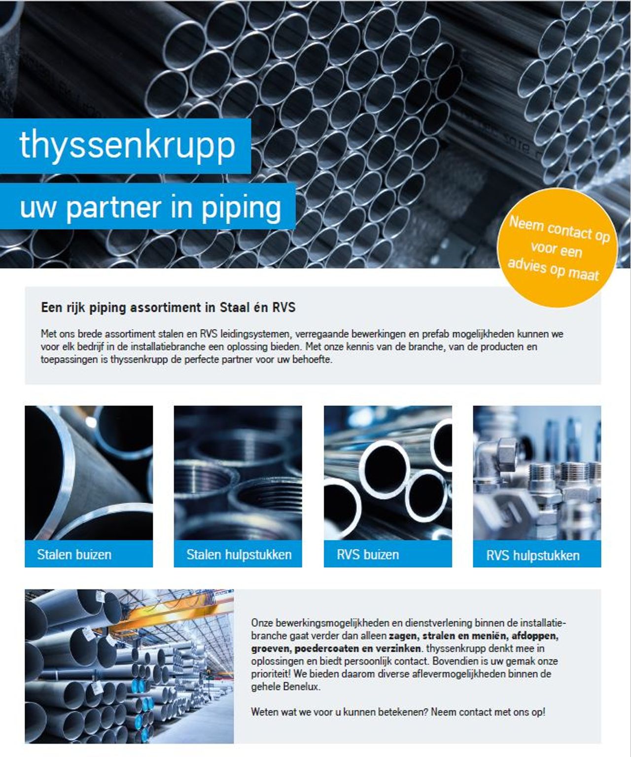 RVS Buizen en Componenten