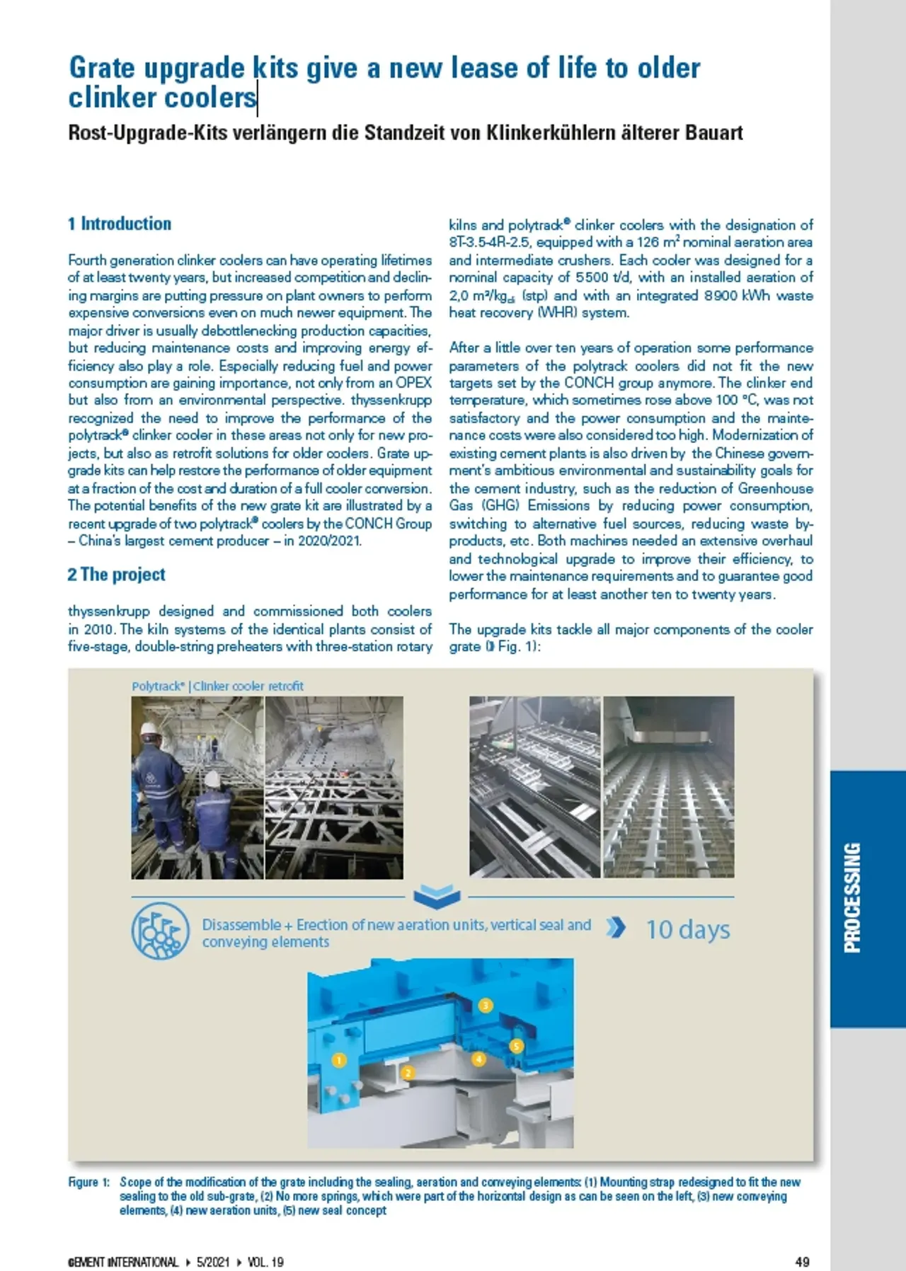 polytrack® cooler | thyssenkrupp Polysius